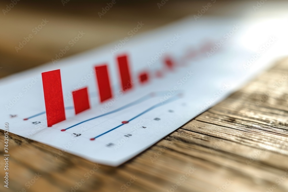 This photo provides a close-up view of a piece of paper displaying a ...