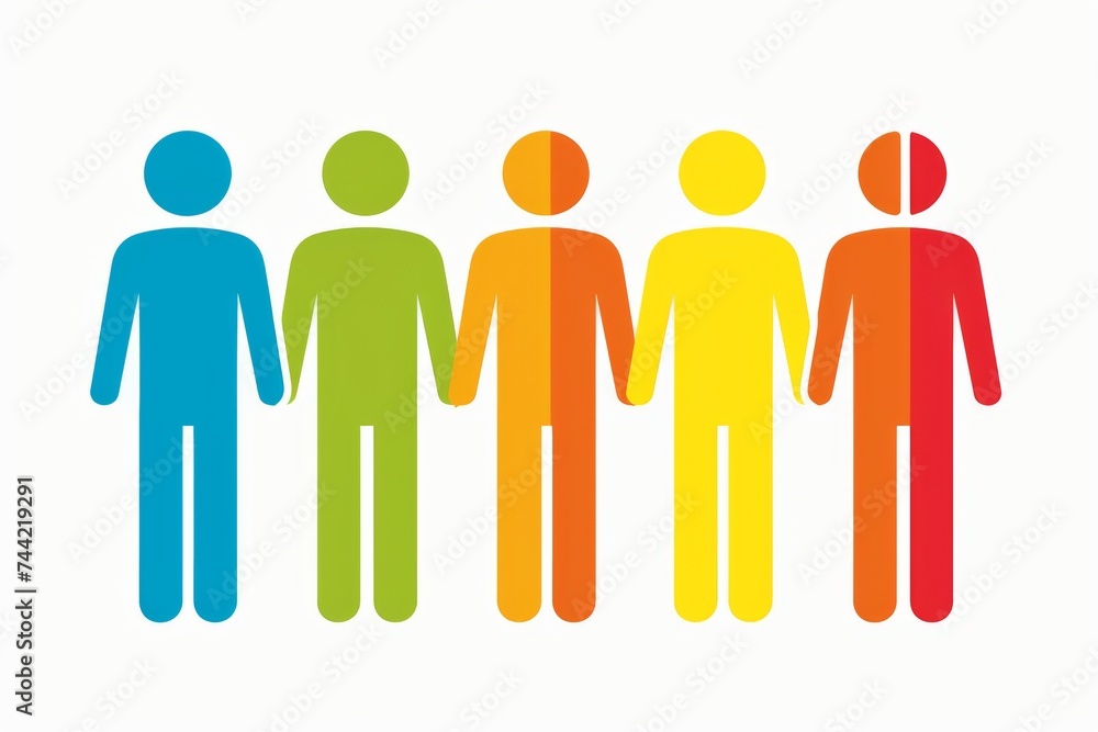 LGBTQ Pride lgbtq+ icons. Rainbow refraction colorful philosophical ...