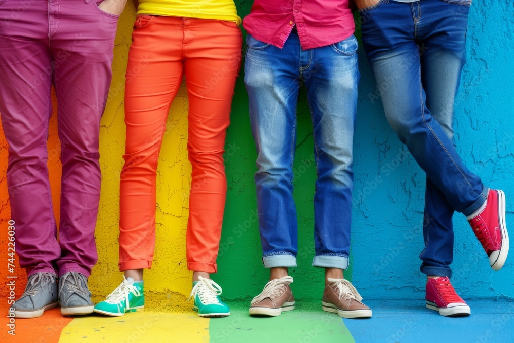 LGBTQ Pride pride walkway. Rainbow cisgender colorful mastery diversity ...