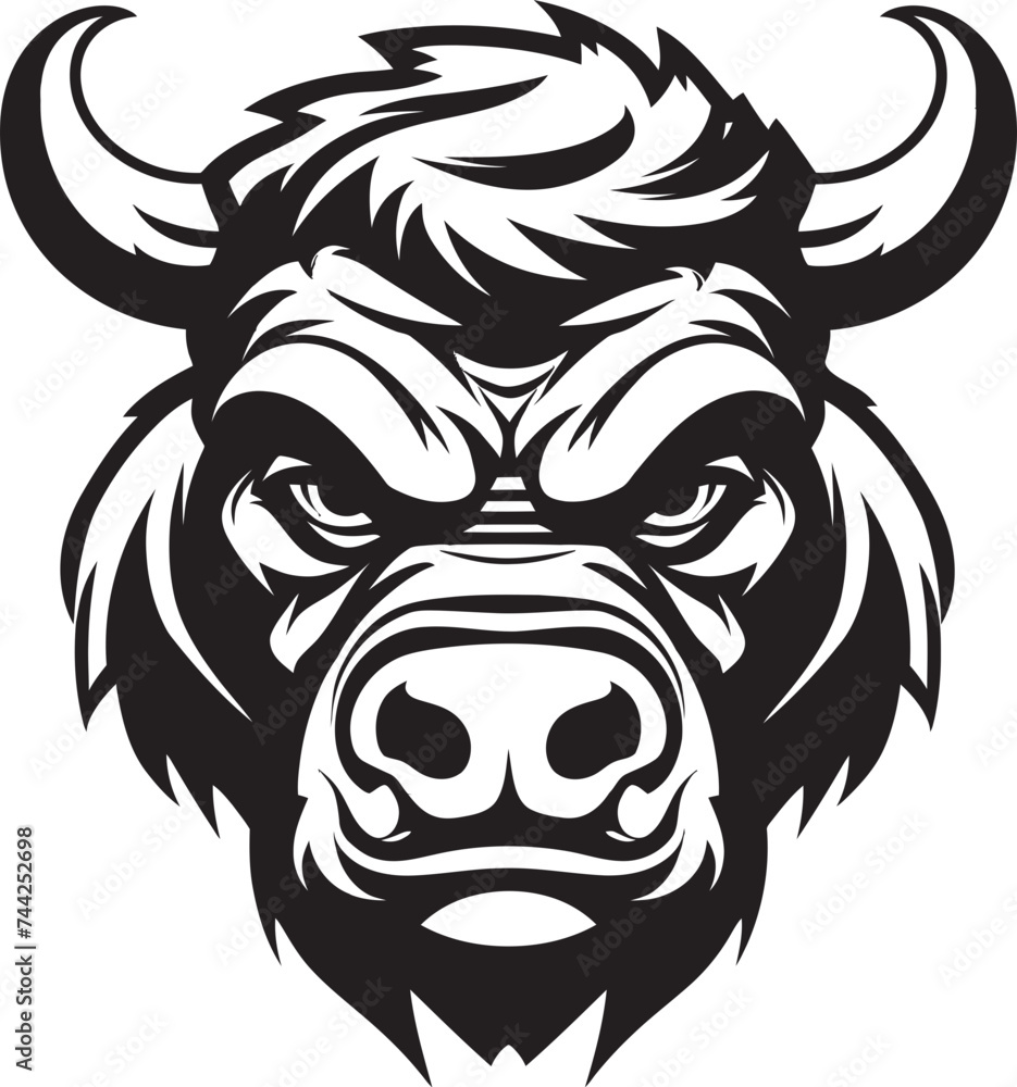 Hooves and Hustle A Bull Mascot for Ambitious Enterprises Charging with ...