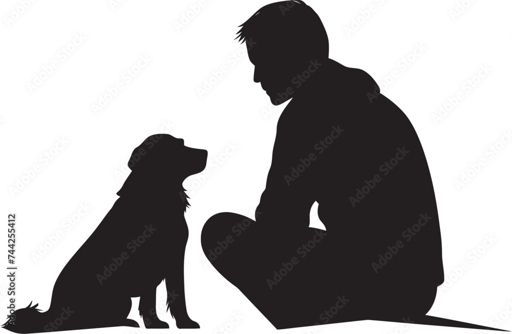 Designing Devotion Vector Design for Dog and Companion Pawfect Harmony ...