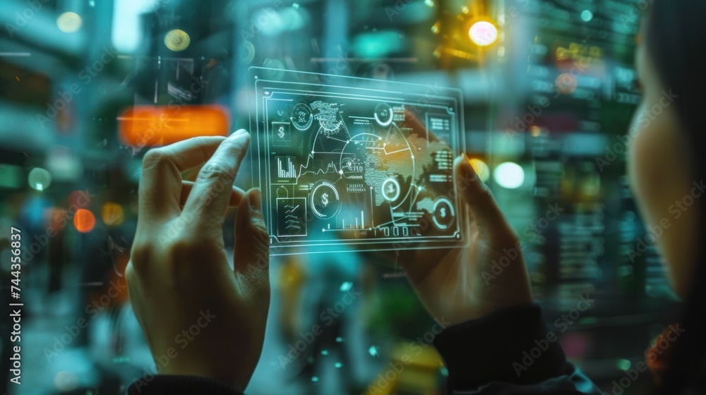 Visual Technology Transparency Concept Created by Generative AI Stock ...