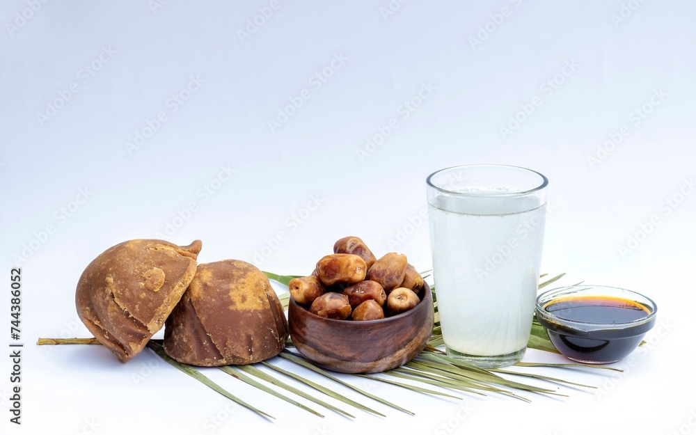 Khejur Ras or Date Palm Jaggery, Phoenix Dactylifera Fruit and Date ...