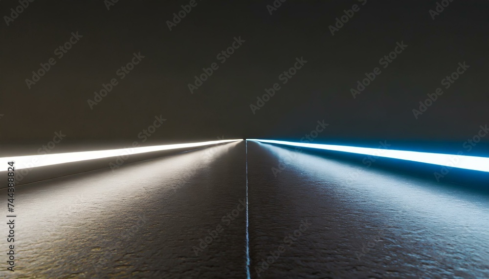 car driving on the road wallpaper Winding road at night, reflective ...