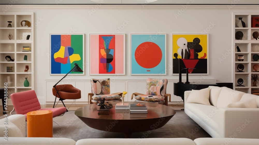 Artistic Abode Curate an artistic space filled with unique artwork ...