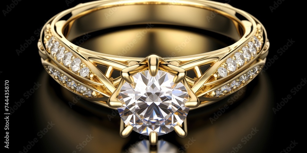 Symbolizing unity and devotion, the gold wedding ring is a precious ...