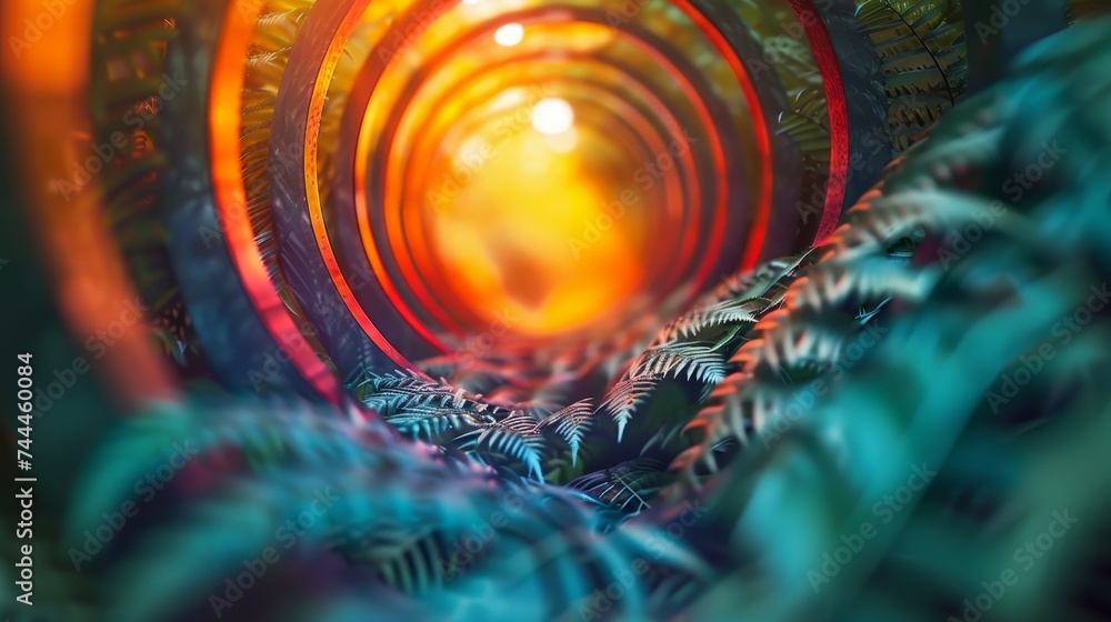 Reimagine nature through the lens of abstract art, where every texture ...