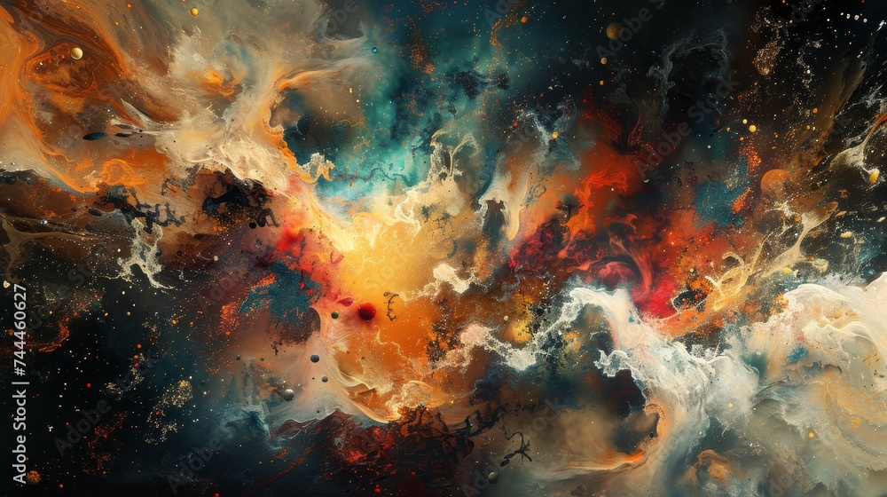 Visualize abstract particles as they morph and meld in digital space ...