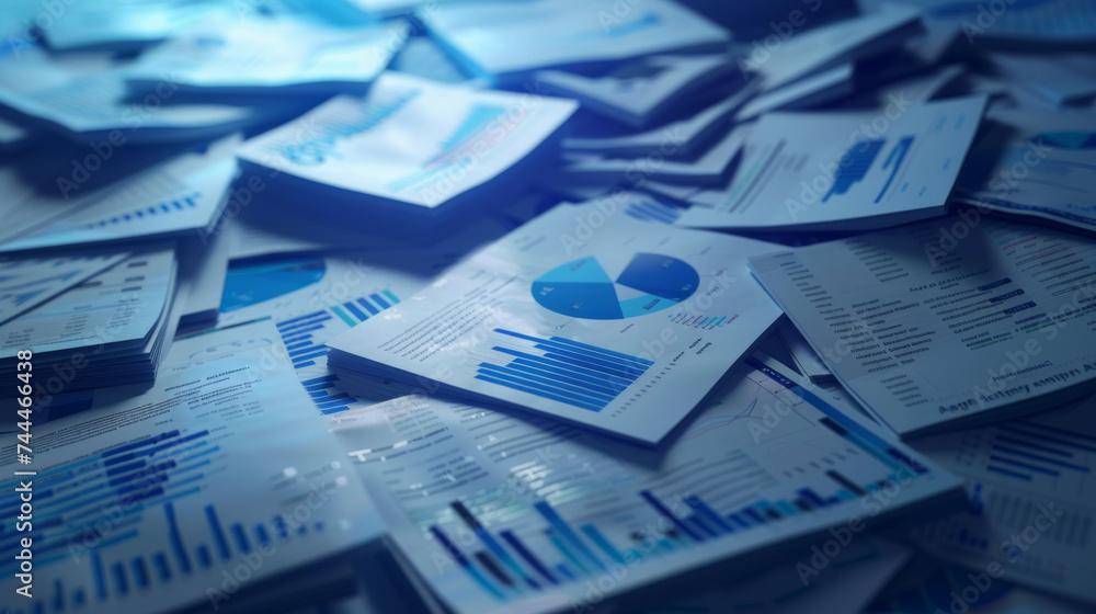 collection of business analytics charts and graphs, including bar ...