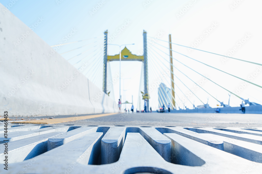 Expressway road traffic an important infrastructure in Thailand, The ...