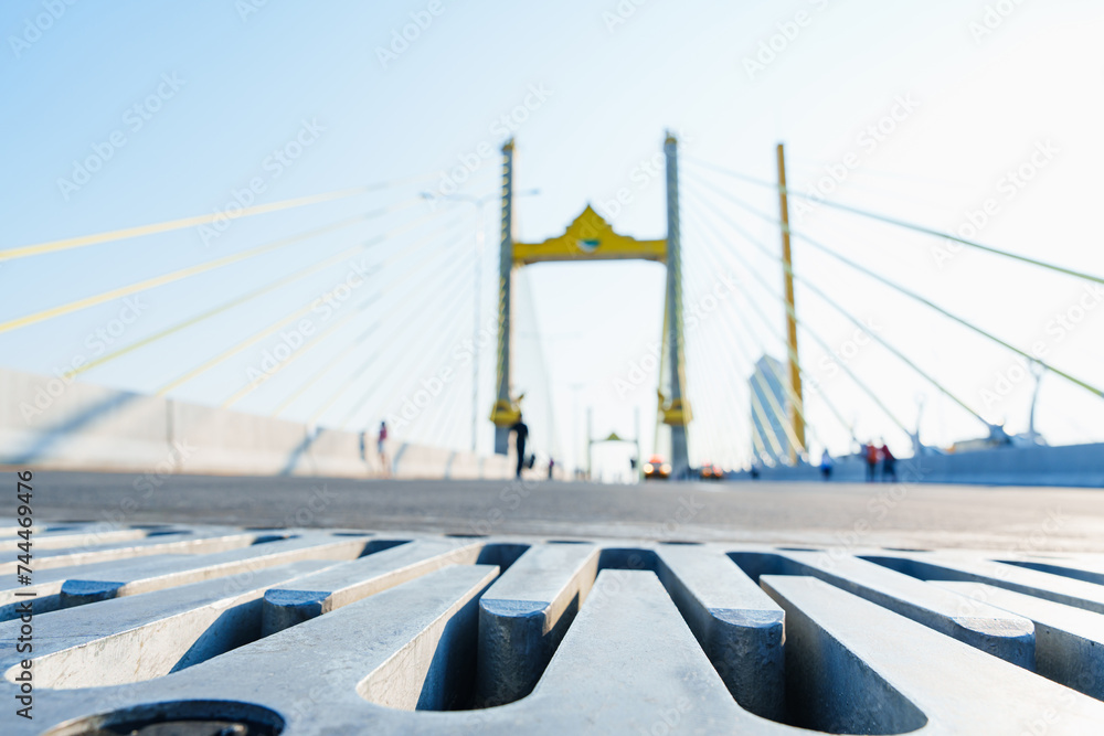 Expressway road traffic an important infrastructure in Thailand, The ...