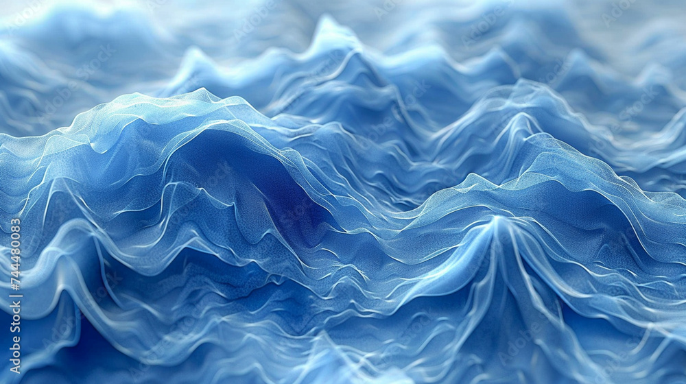 modern Powder Blue and Chetwode Blue Zoom Virtual Background 3d render ...