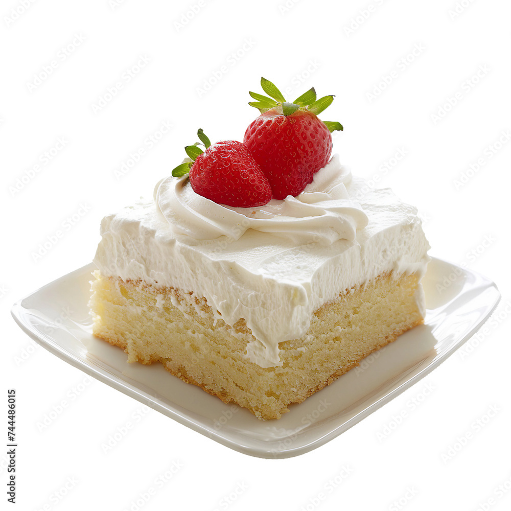 Tres Leches Cake, transparent background, isolated image, generative AI ...