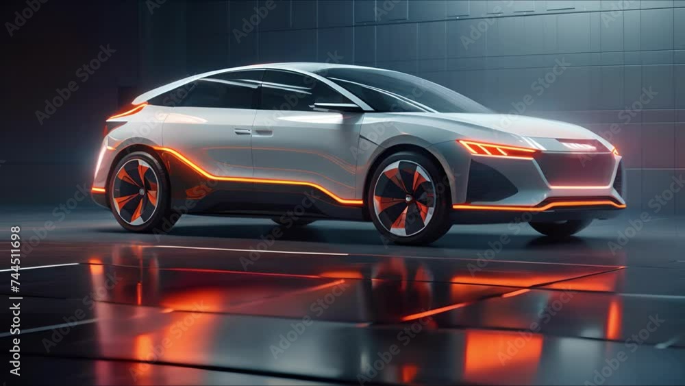 Self-driving car controlled by an artificial intelligence autopilot ...