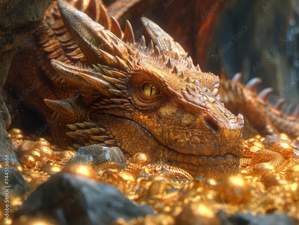 Wealth and finance managed by a council of dragons guarding vaults ...