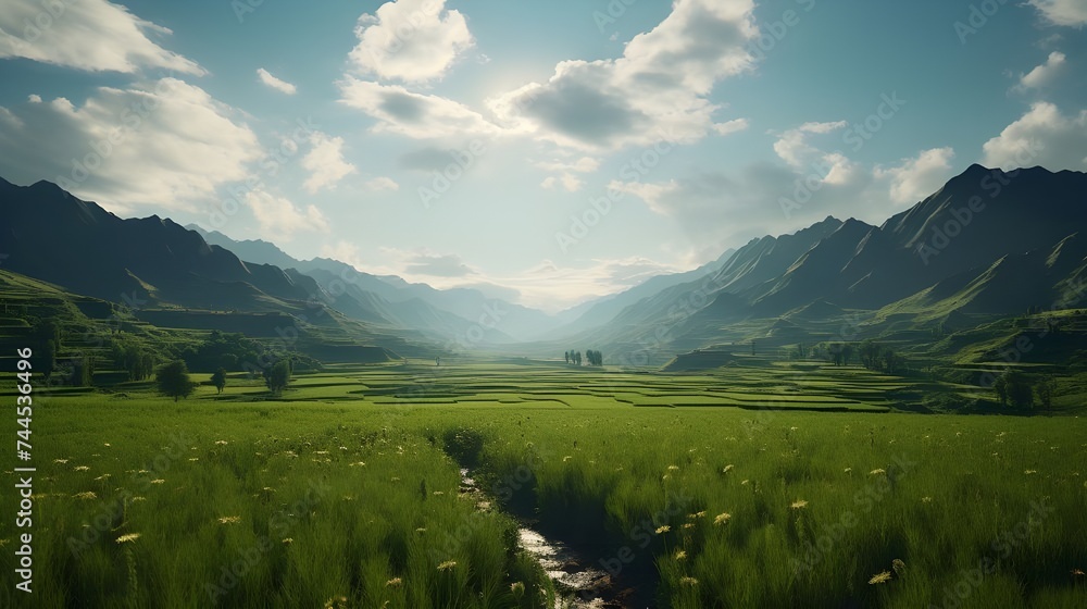"Alpine Majesty: Spectacular Summer Panorama of Austria's Snow-capped ...