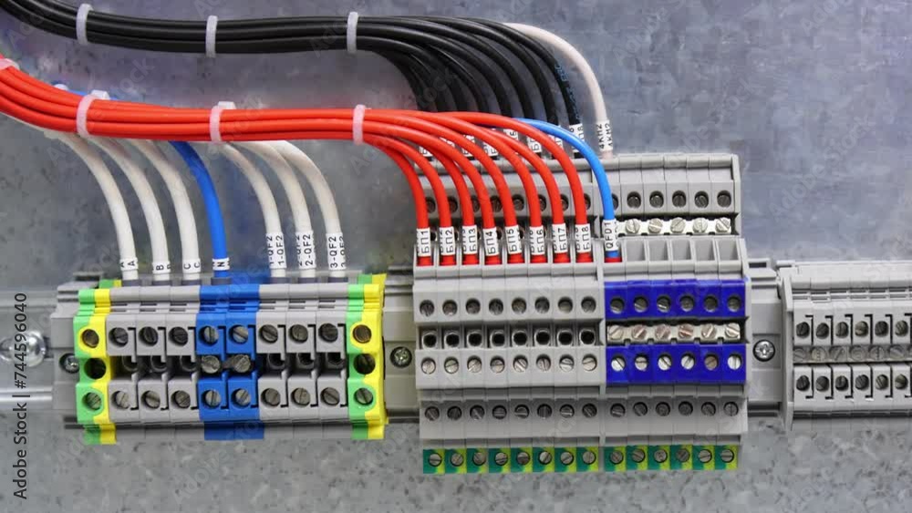 Electrical pass-through terminals for connecting copper mounting wires ...
