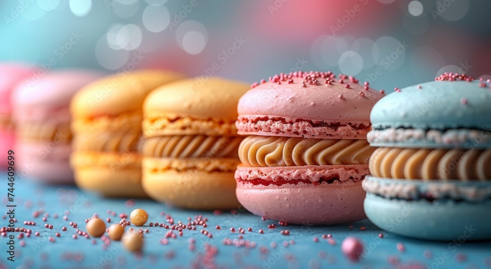 Vibrant macaroons bring a burst of sweetness and color to any bake sale ...