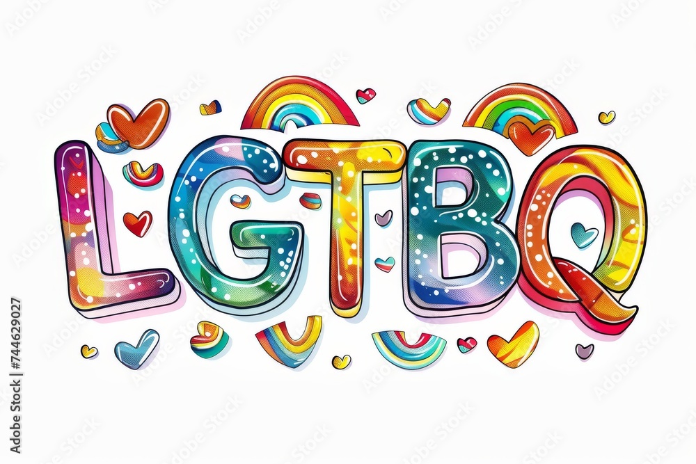 LGBTQ Pride spring bud. Rainbow mesmerizing colorful gender activism ...