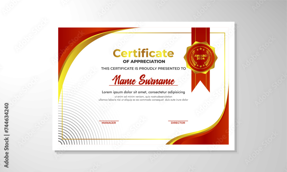 Simple Certificate Border Template, Simple Certificate Border ...