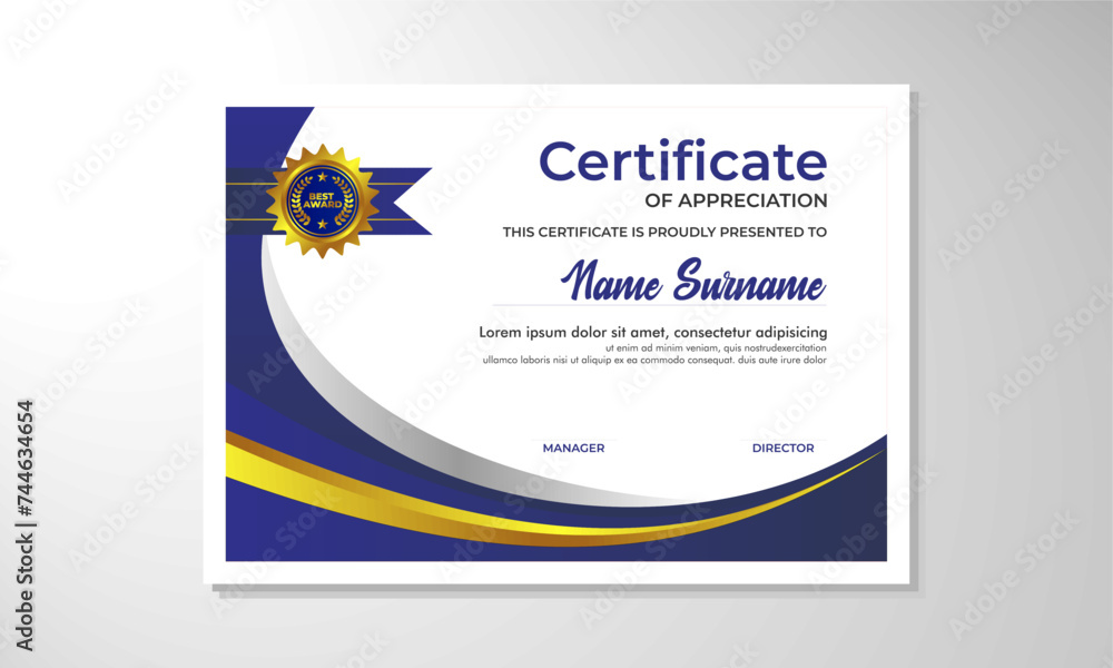 Simple Certificate Border Template, Simple Certificate Border ...