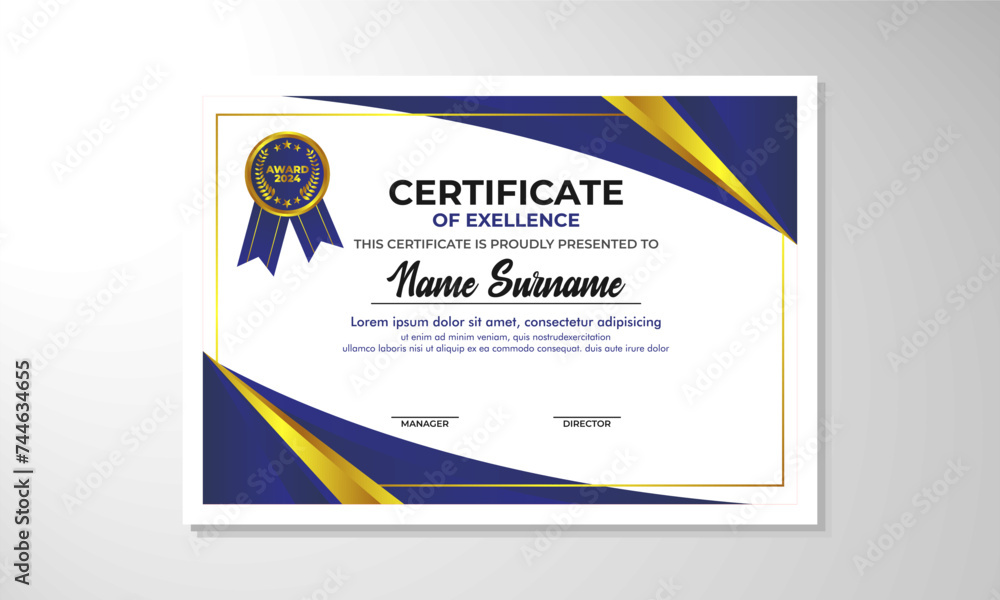 Simple Certificate Border Template, Simple Certificate Border ...