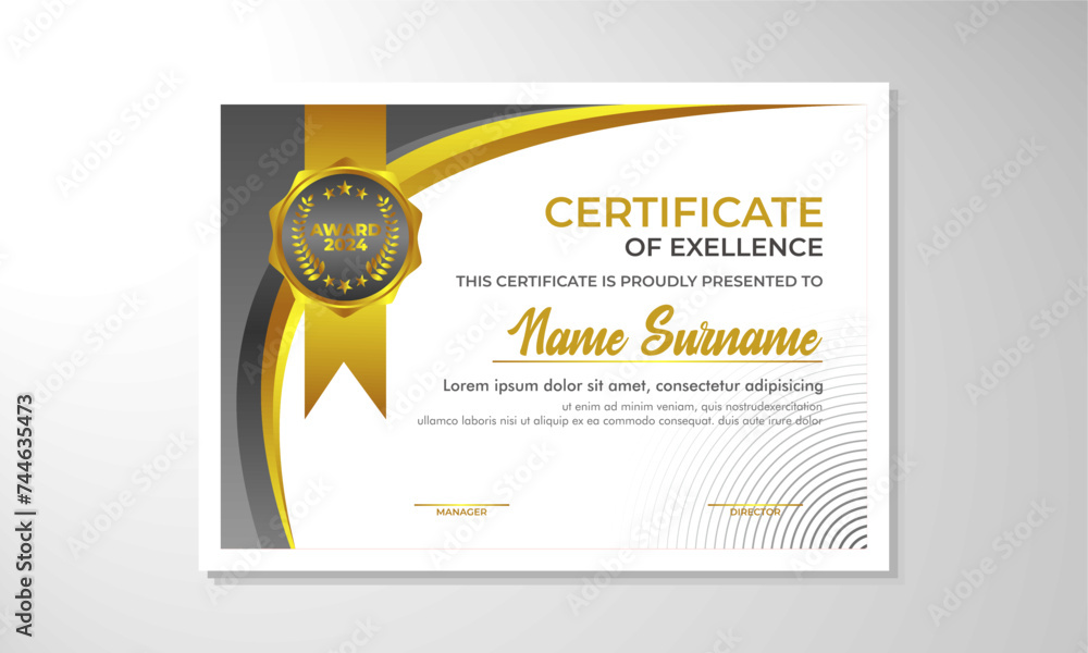 Simple Certificate Border Template, Simple Certificate Border ...