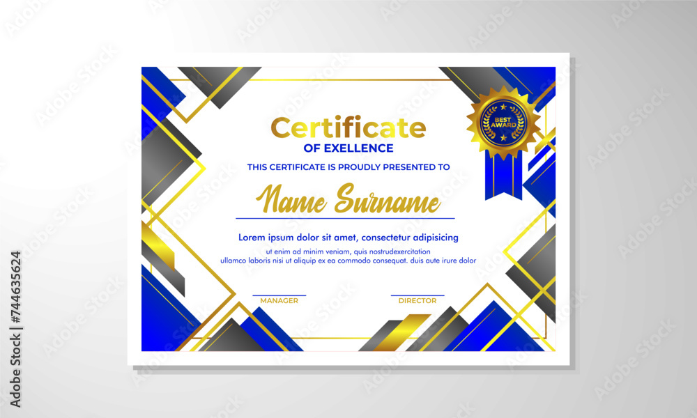 Simple Certificate Border Template, Simple Certificate Border ...