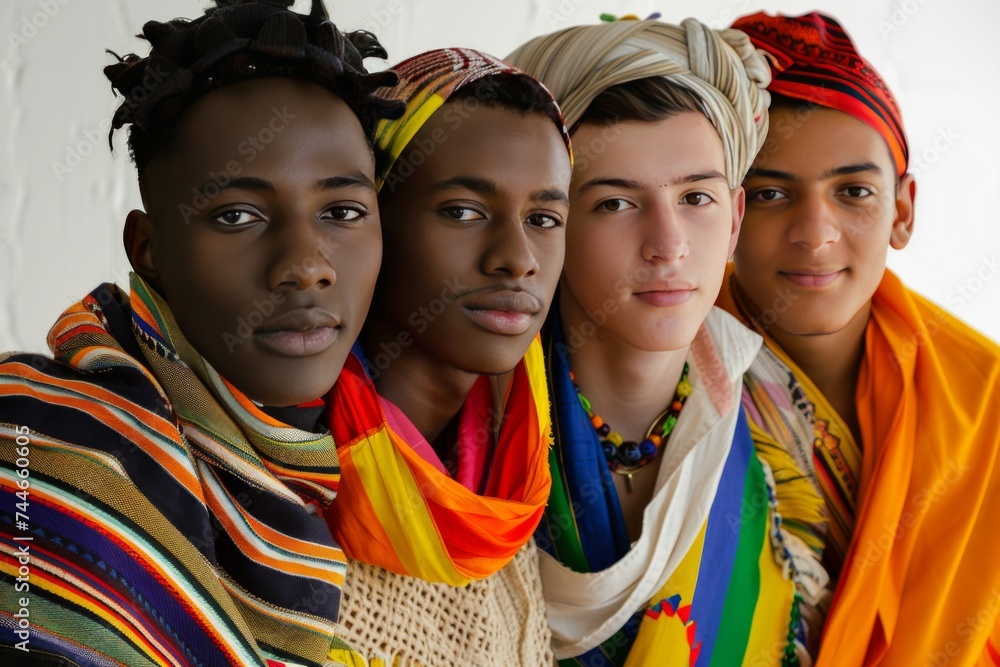 LGBTQ Pride push. Rainbow diversity awareness colorful freedom ...