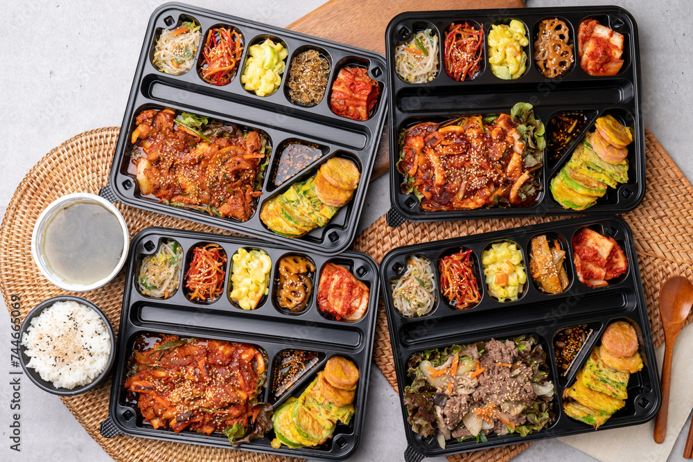 Stir-fried spicy pork, set meal, squid, pork belly, bulgogi, beef ...