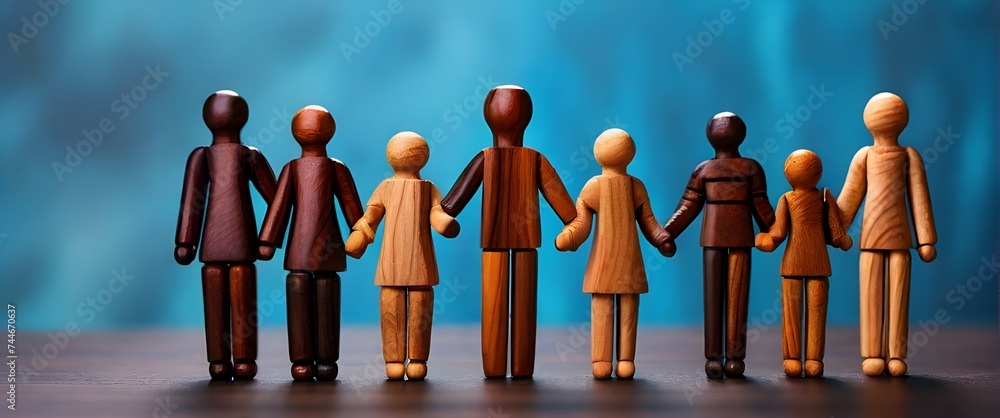 Multiracial group from different countries holing hands together ...