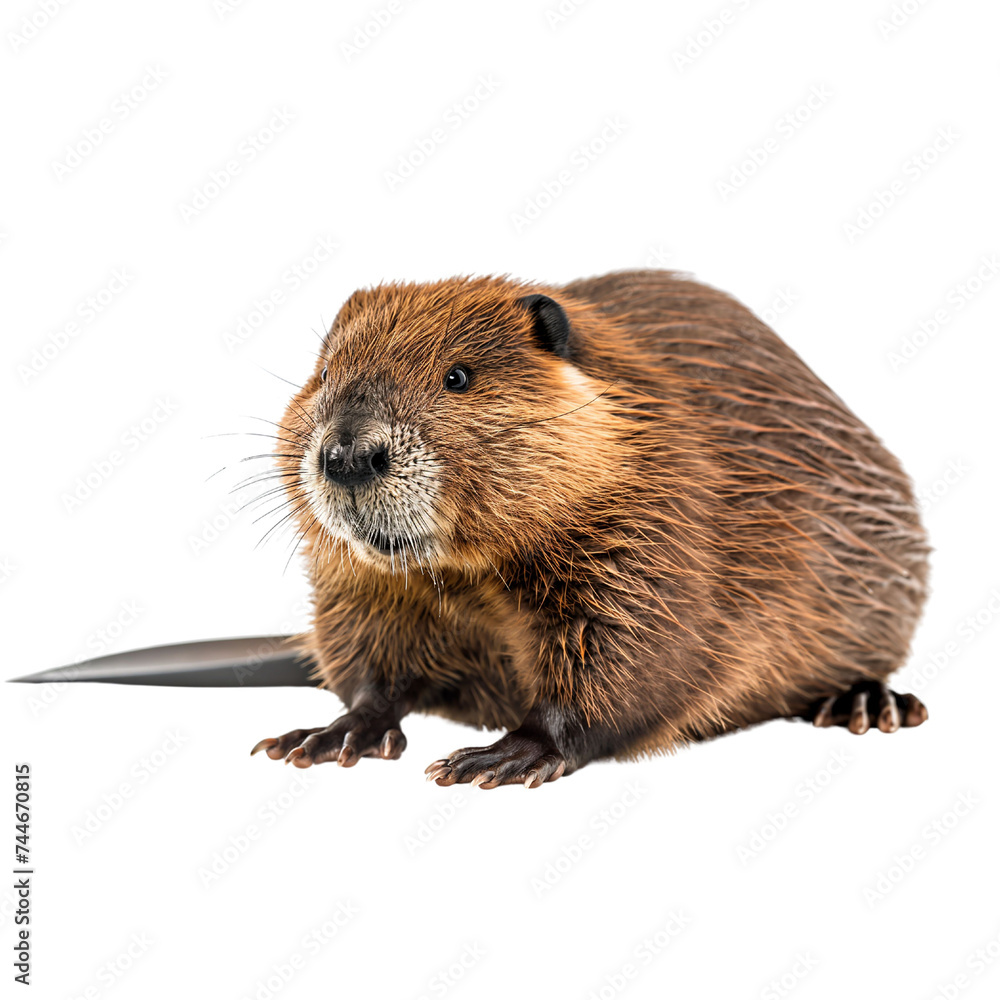 Cute Beaver Isolated PNG Transparent Background Wild Animal Beaver ...