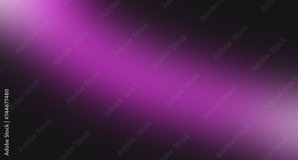 Violet grainy gradient background glowing light dark backdrop, noise ...