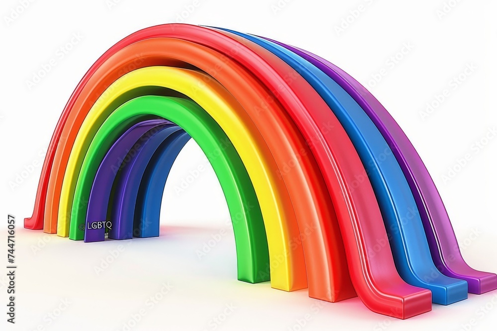 LGBTQ Pride lgbtq+ equality. Rainbow rare colorful differentiated ...