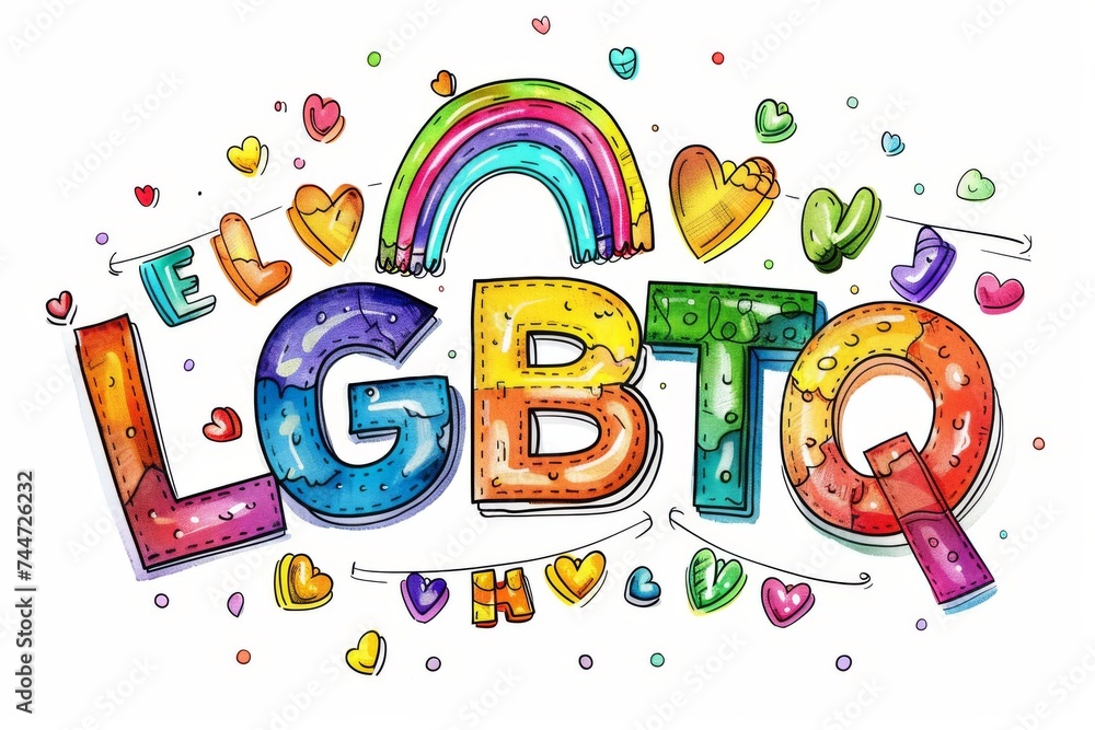 LGBTQ Pride lgbtqia2s2app+. Rainbow outstanding performance colorful ...