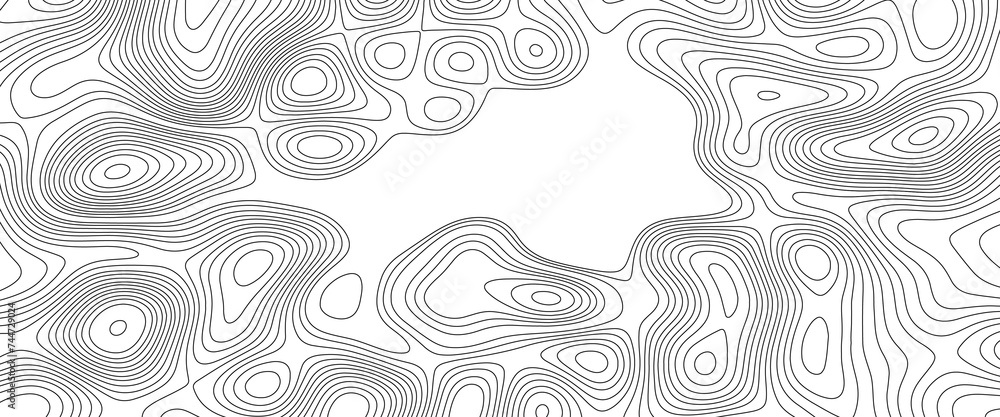 Topographic map background. Abstract wavy topographic map. Abstract ...