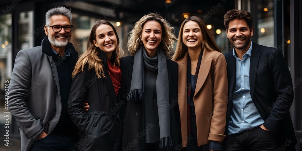 Vibrant Multigenerational Team Enjoying Laughter and Camaraderie During ...