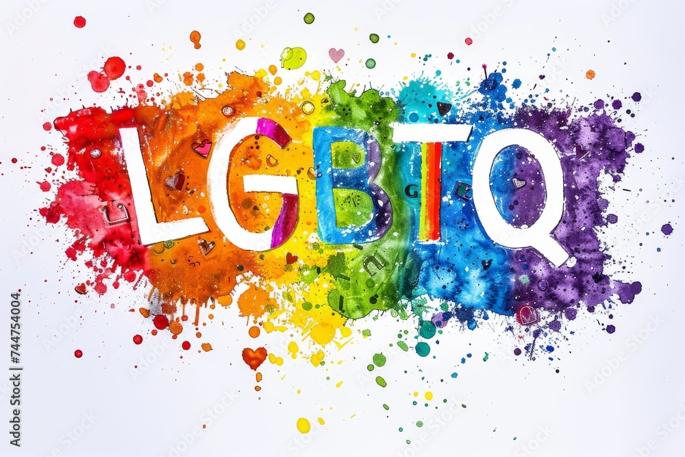 LGBTQ Pride gold yellow. Rainbow arc colorful gradient hue diversity ...