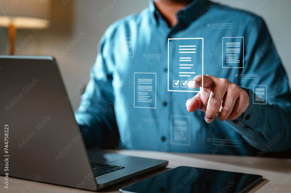 checklist, check, information, assessment, checkbox, document, service ...