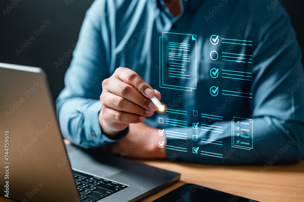 checklist, check, information, assessment, checkbox, document, service ...