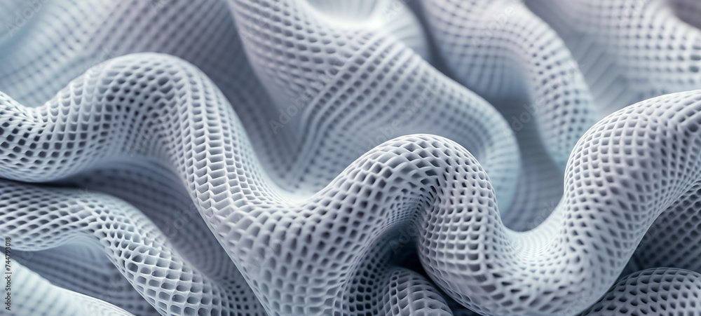 Solid material showcases a knitted fabric texture with interlocking ...