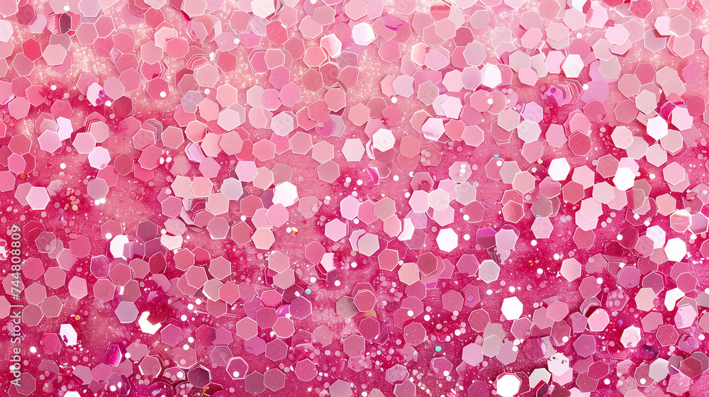 Pink glitter background, pink glitter wallpaper Stock Illustration ...
