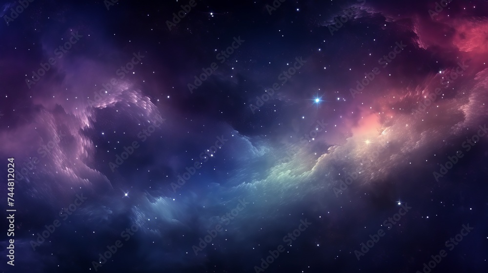 Space wallpaper and background. Universe with stars, constellations ...
