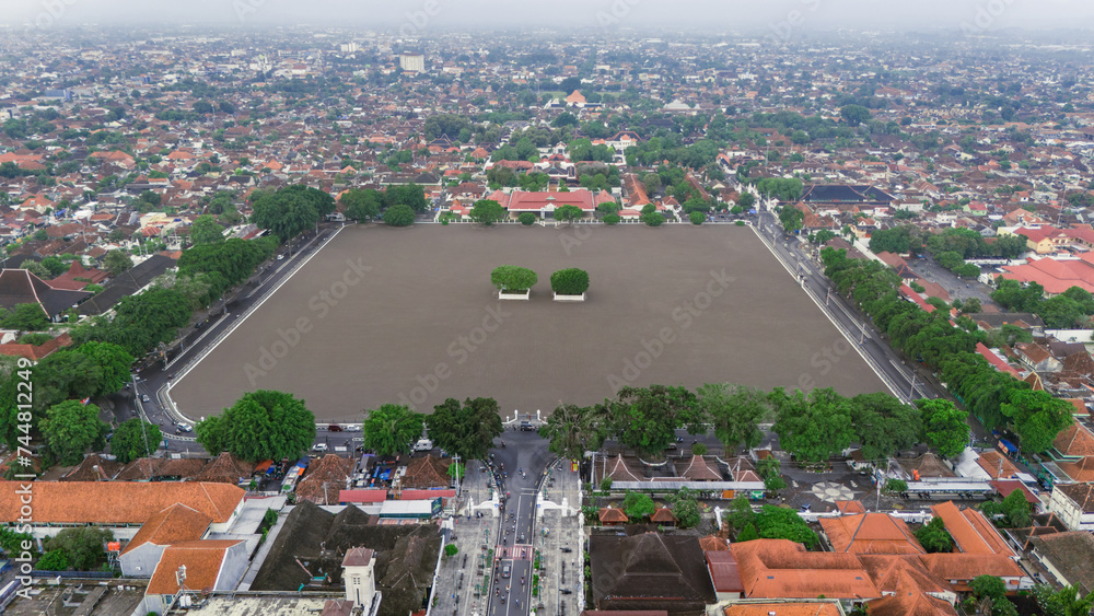 Alun-alun Selatan or Alun-alun Kidul is a landmark in the form of a ...