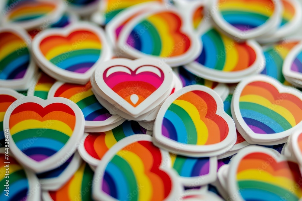 LGBTQ Pride peach pink. Rainbow bistre colorful lgbtq+ in mosques ...