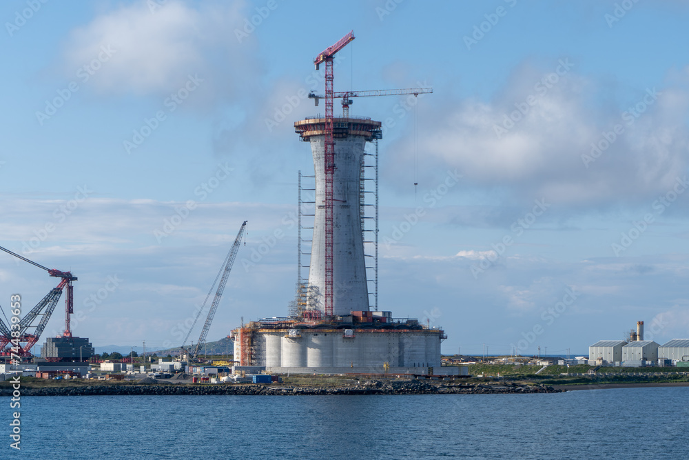 The concrete gravity structure for the West White Rose oil project ...