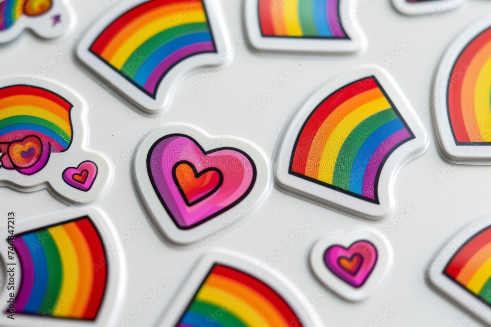 LGBTQ Pride amaregender. Rainbow disruptive colorful homoflexible ...