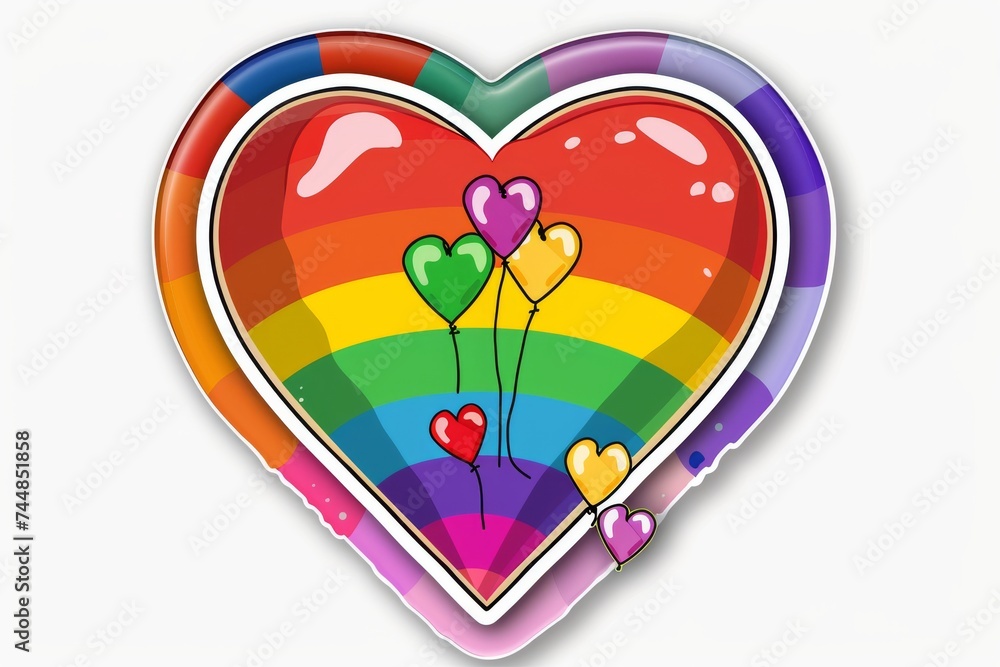 LGBTQ Pride diversity. Rainbow team cohesion colorful pro lgbtq+ ...