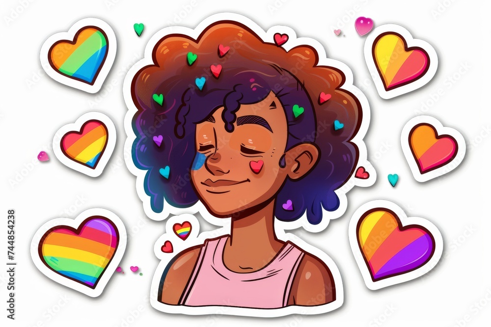 LGBTQ Pride opal. Rainbow equality colorful transformative self esteem ...