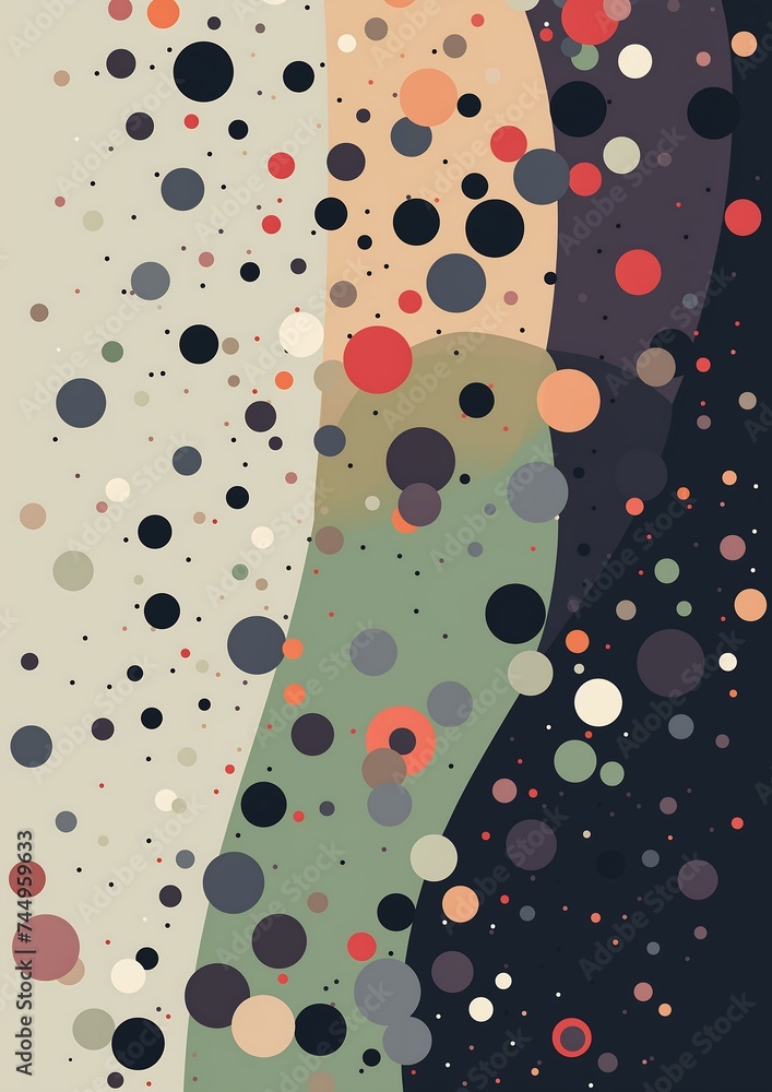 abstract circles dots arm color ash asteroid belt attribution ...